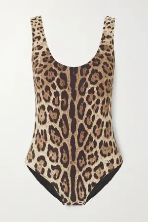 Dolce & Gabbana Leopard-print Swimsuit - Animal Print