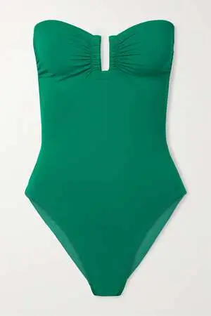 ERES Eres Les Essentiels Cassiopée Bandeau One-Piece Swimsuit Jade