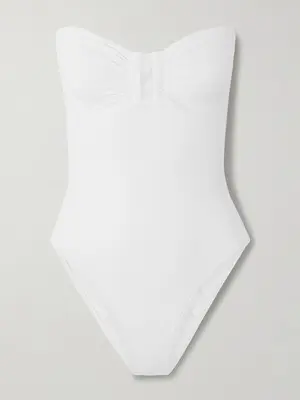 ERES Les Essentiels Cassiopée Bandeau One-piece Swimsuit - White