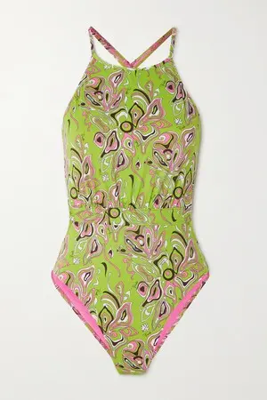 Emilio Pucci Printed Swimsuit - Green