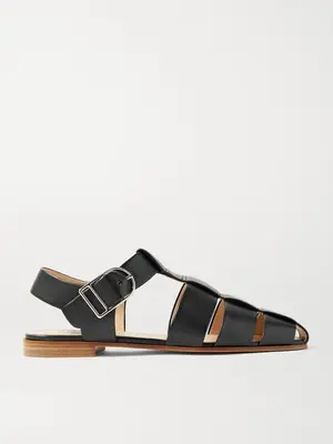 Gabriela Hearst Lynn Leather Sandals - Black