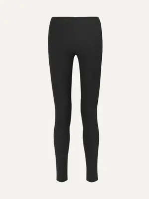 JOSEPH Stretch-gabardine Leggings - Black