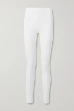 JOSEPH Stretch-garbardine Leggings - White