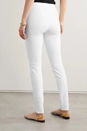 JOSEPH Stretch-garbardine Leggings - White