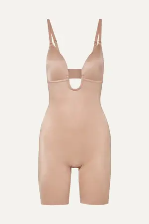 Spanx Spanxshape Suit Your Fancy Plunge Bodysuit - Neutrals