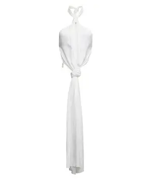 Givenchy Open-back Knotted Crepe Halterneck Top