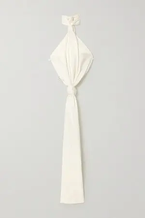 Givenchy Open-back Knotted Crepe Halterneck Top