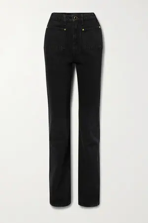 Khaite Isabella High-rise Straight-leg Jeans