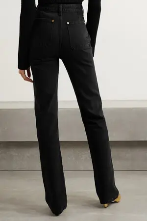 Khaite Isabella High-rise Straight-leg Jeans