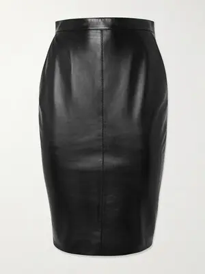 Saint Laurent Leather Skirts
