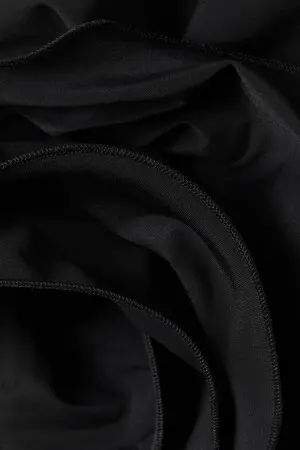 Magda Butrym Appliquéd Ruched High-rise Bikini Briefs - Black