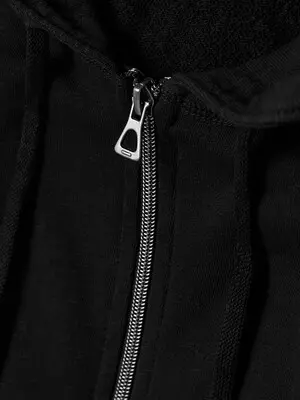 JAMES PERSE Vintage French Cotton-terry Hoodie - Black