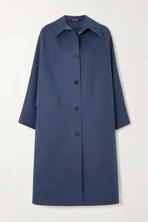 KASSL EDITIONS Oversized Rubber Coat Blue