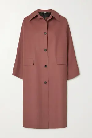 KASSL EDITIONS Oversized Rubber Coat Red