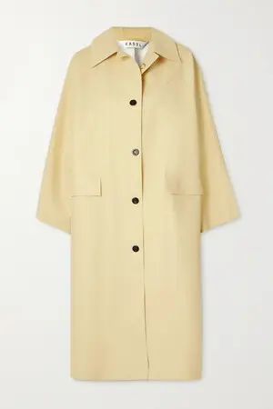 KASSL EDITIONS Oversized Rubber Coat Yellow