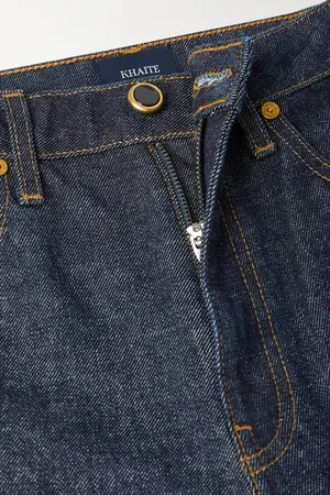 Khaite Vivian Cropped High-rise Bootcut Jeans