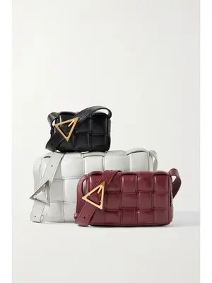 Bottega Veneta Cassette Medium Crossbody Bag - White