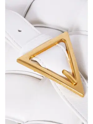 Bottega Veneta Cassette Medium Crossbody Bag - White