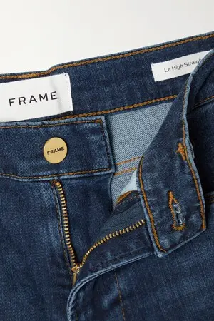 FRAME Le High Cropped Straight-leg Jeans
