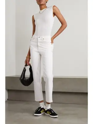 RE/DONE 70s Stove Pipe Straight-leg Jeans - Neutrals