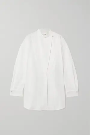 JIL SANDER Cotton-poplin Shirt - White