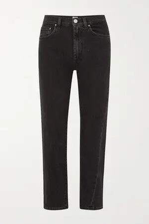 TOTEME Twisted Seam High-rise Straight-leg Jeans