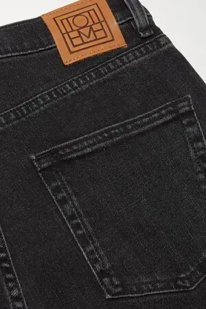 TOTEME Twisted Seam High-rise Straight-leg Jeans