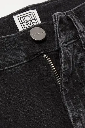 TOTEME Twisted Seam High-rise Straight-leg Jeans