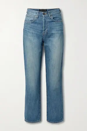 Veronica Beard Blake High-rise Straight-leg Jeans