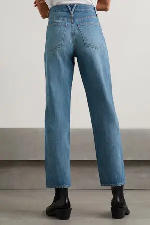 Veronica Beard Blake High-rise Straight-leg Jeans