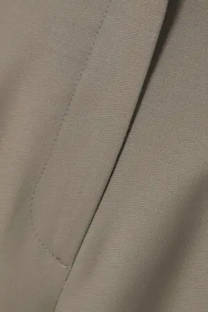 LOW CLASSIC Layered Wool And Organza Straight-leg Pants
