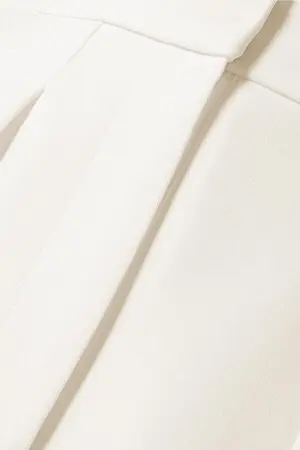 ROKSANDA Pleated Cady Straight-leg Trousers