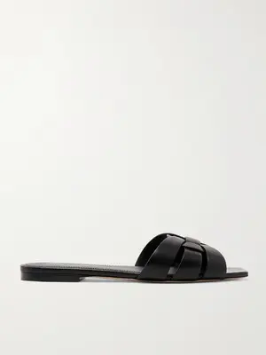 SAINT LAURENT SAINT LAURENT Tribute Leather Slides