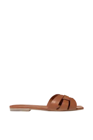 Saint Laurent Woven Sandals For Women
