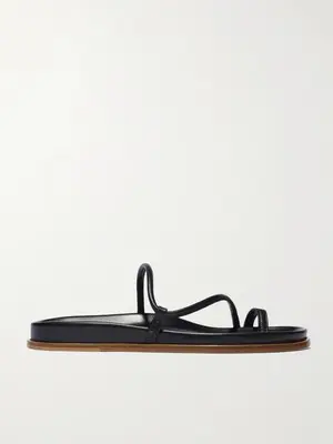 EMME PARSONS Bari Leather Sandals - Black