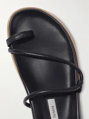 EMME PARSONS Bari Leather Sandals - Black