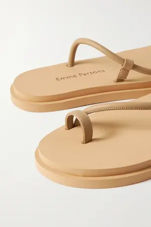 EMME PARSONS Bari Pool Leather Sandals - Neutrals