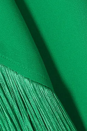 TALLER MARMO Mrs Ross Fringed Crepe Kaftan