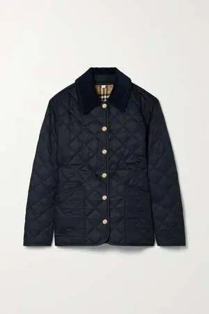 Burberry Quilted Shell Jacket - Navy