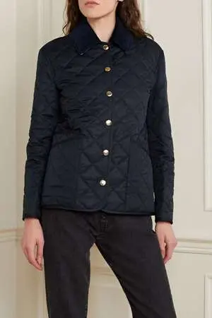 Burberry Quilted Shell Jacket - Navy