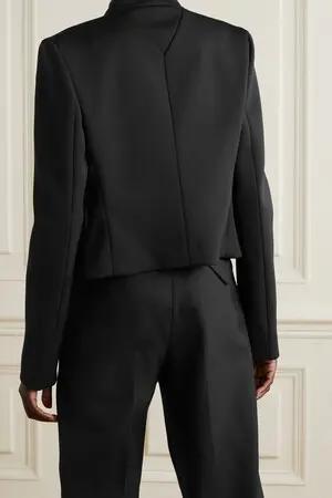 Bottega Veneta Cropped Wool-blend Twill Jacket