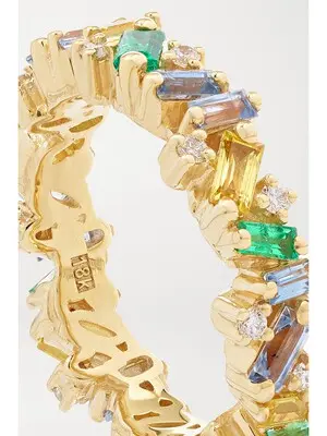 SUZANNE KALAN 18-karat Multi-stone Ring