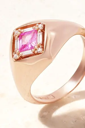 SUZANNE KALAN 18-karat Sapphire And Diamond Ring