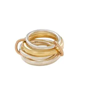 SPINELLI KILCOLLIN - Spinelli Kilcollin Cici 18k Yellow And Pink Gold And Sterling Silver Rings