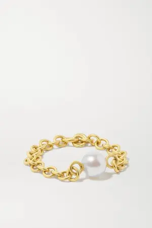SPINELLI KILCOLLIN Gravity 18-karat Pearl Ring