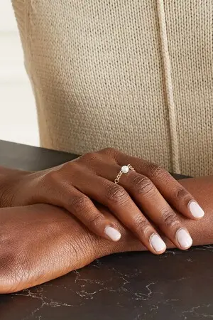 SPINELLI KILCOLLIN Gravity 18-karat Pearl Ring