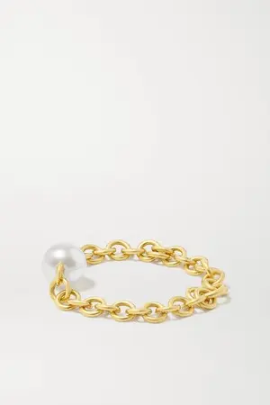 SPINELLI KILCOLLIN Gravity 18-karat Pearl Ring