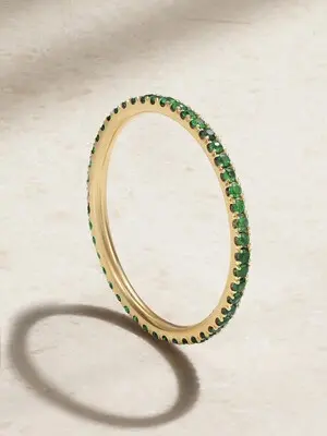 Ileana Makri Thread 18-karat Tsavorite Ring - Gold