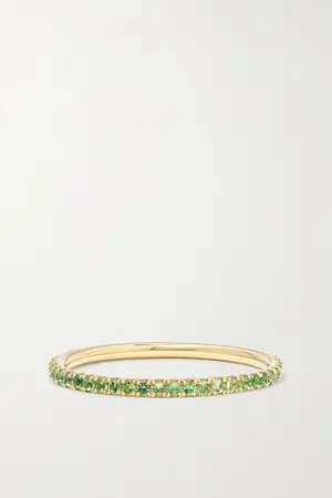 Ileana Makri Thread 18-karat Tsavorite Ring - Gold