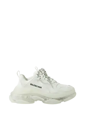 Balenciaga Triple S Clear Sole Sneakers - White